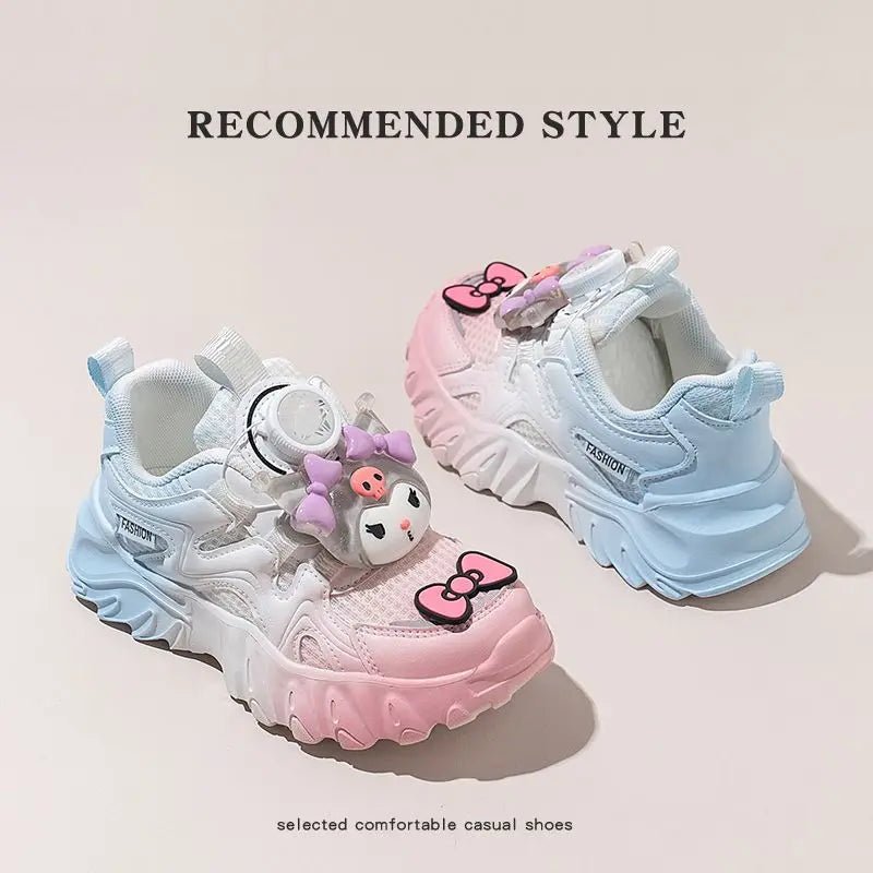 Kuromi Shoes Girls Sports Running Shoes Breathable Cute Cartoon Soft B Lusy Store Llc