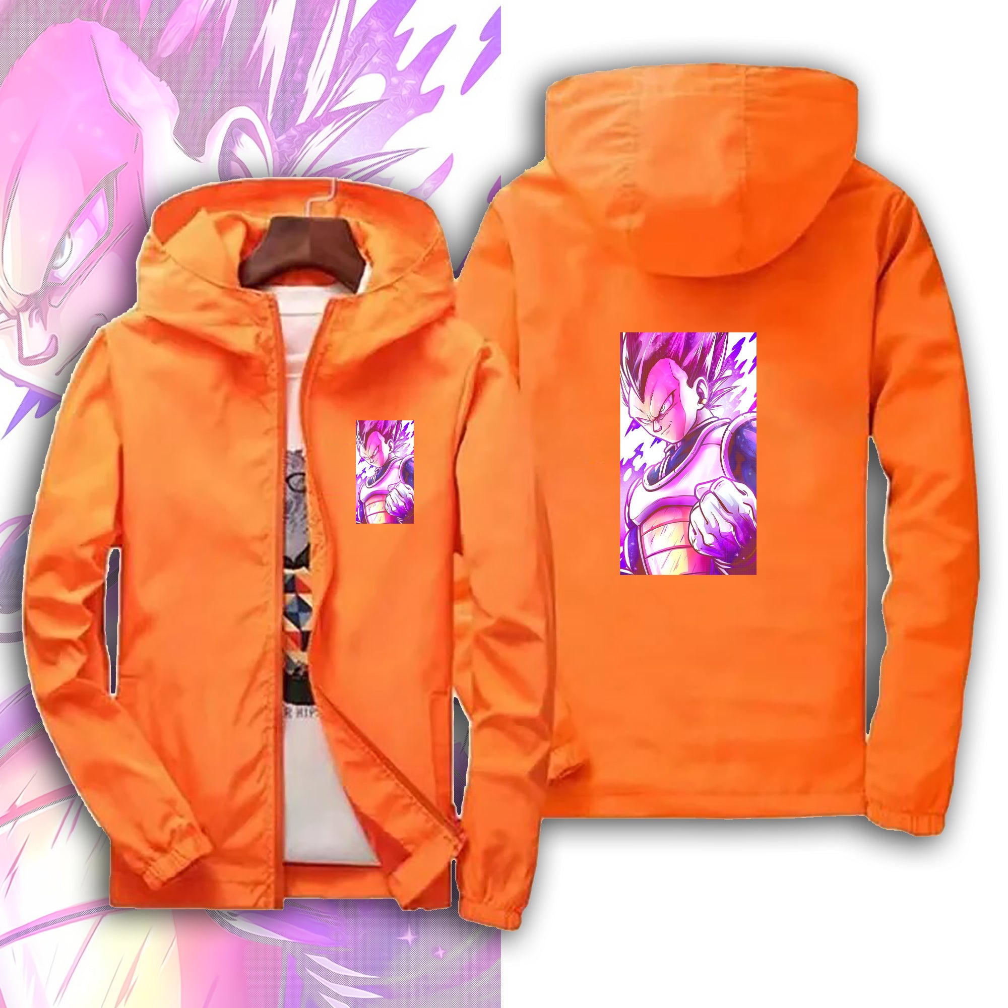 Dragon Ball Z Jacket Mens Windbreaker Streetwear Zip Up Hoodie – Lusy Store