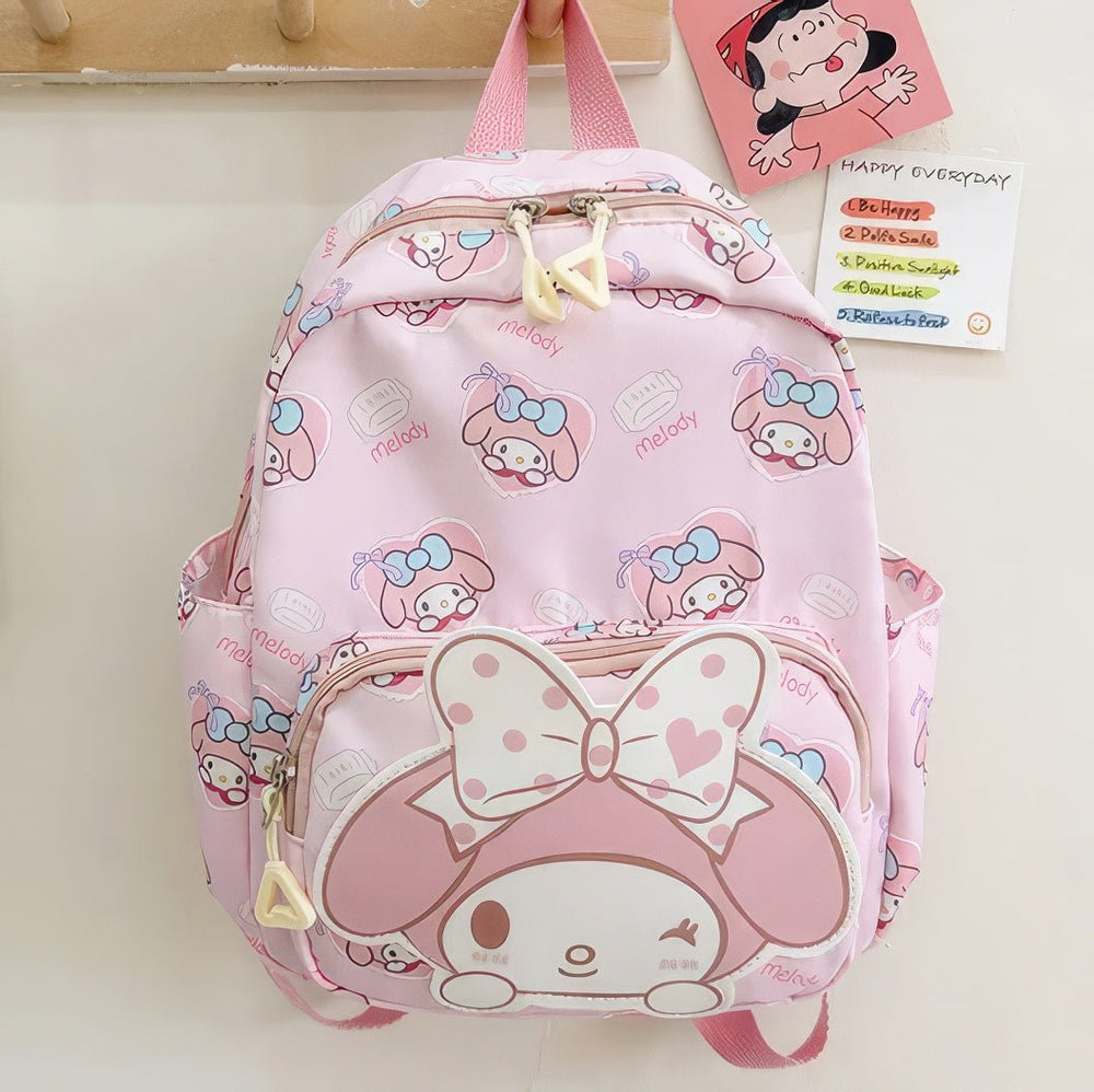 Hello Kitty Backpack Kawaii Kuromi Cinnamoroll My Melody School Bag ...