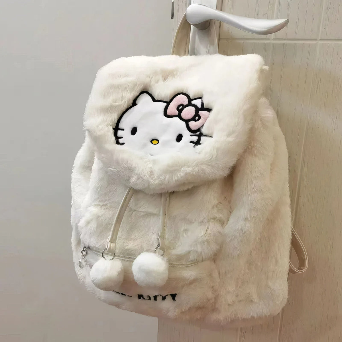 Hello Kitty Backpack Kuromi Y2K My Melody Pochacco Plush Bag Korean ...