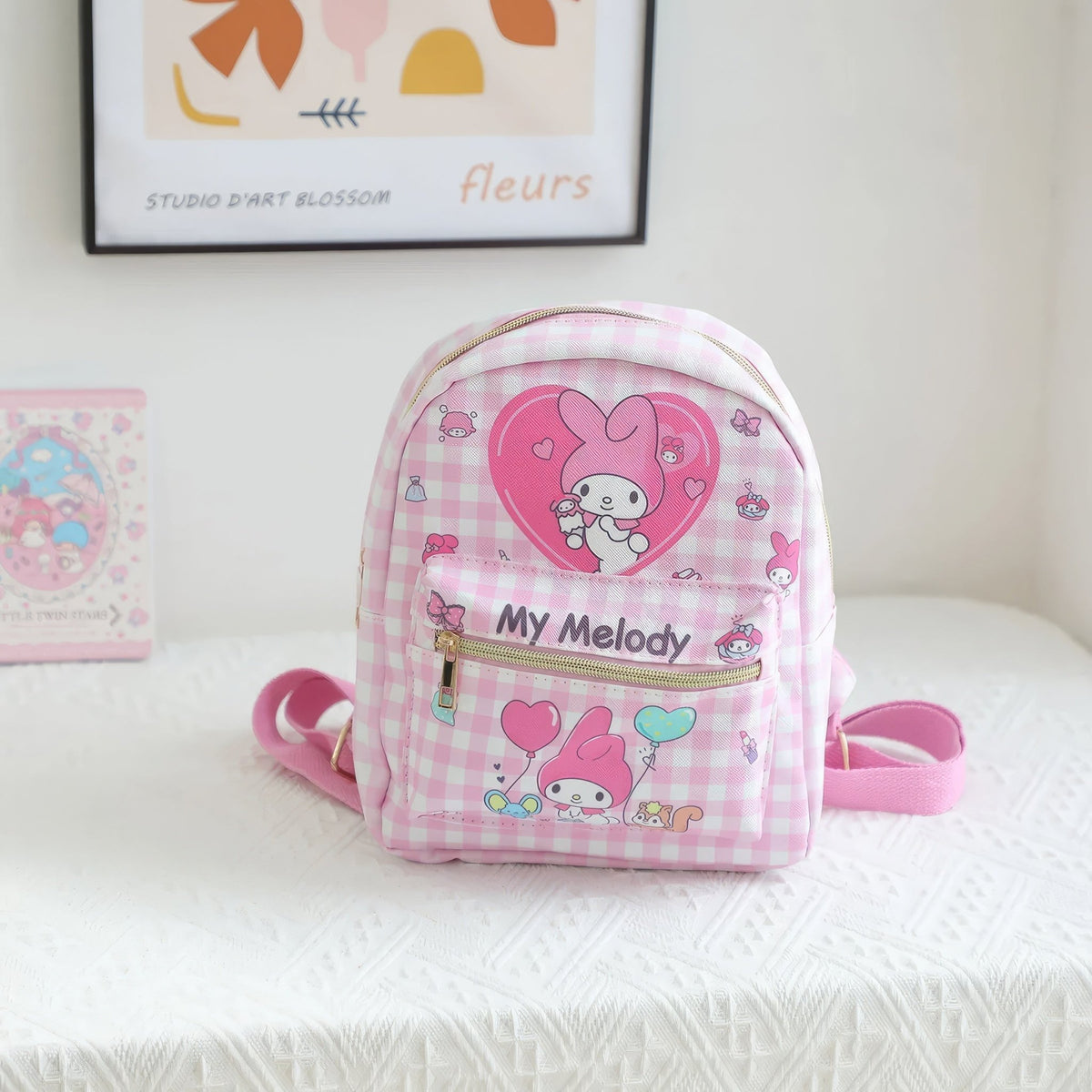 Kuromi Backpack My Melody Cinnamoroll Children Backpack Kindergarten Schoolbag - Lusy Store LLC ...