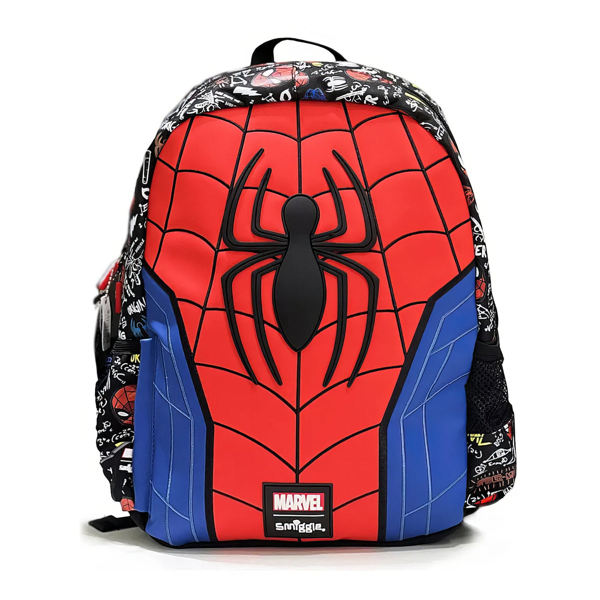 Leather Backpack Spider Man Schoolbag for Children - Lusy Store LLC ...