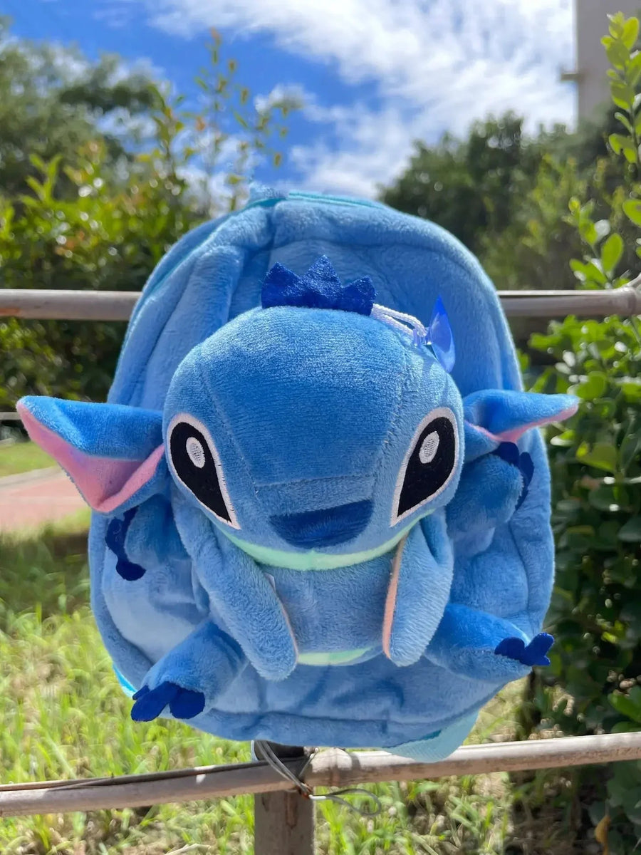 Stitch Plush Backpack for Kids - Cute and Soft Stuffed Cartoon Anime S ...