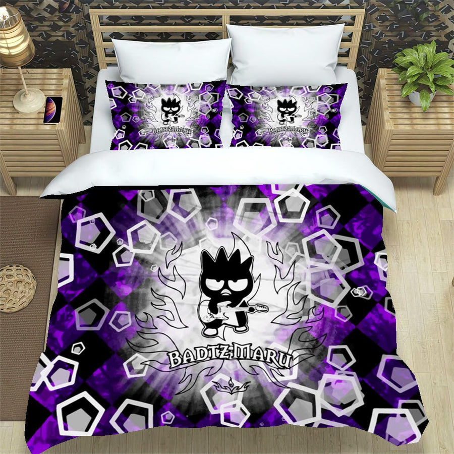 Badtz Maru Bed Set Cute Bed Linen Set and Quilt Set - Lusy Store LLC ...