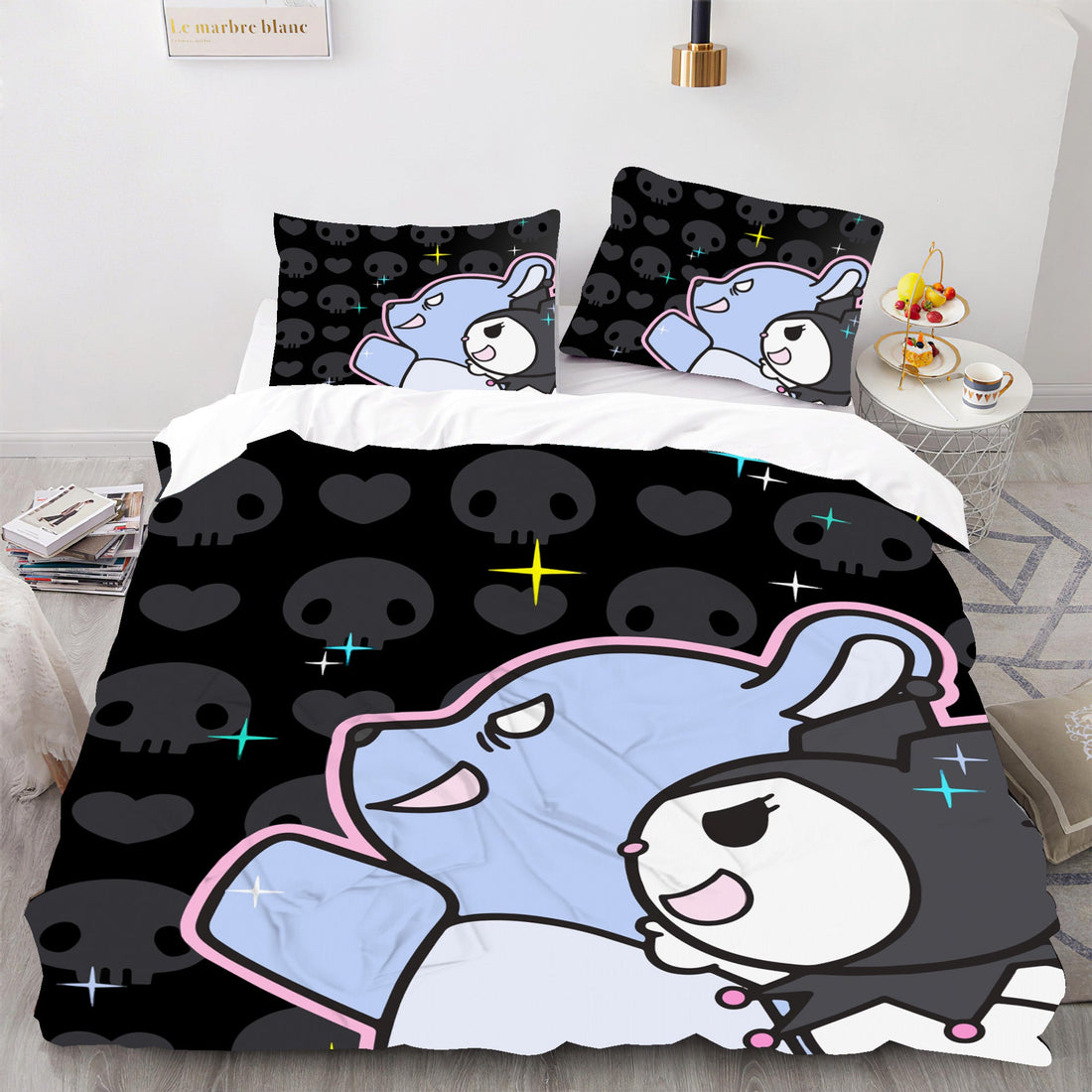 Badtz Maru Bed Set Cute Sanrio Bed Linen Set and Quilt Set – Lusy Store
