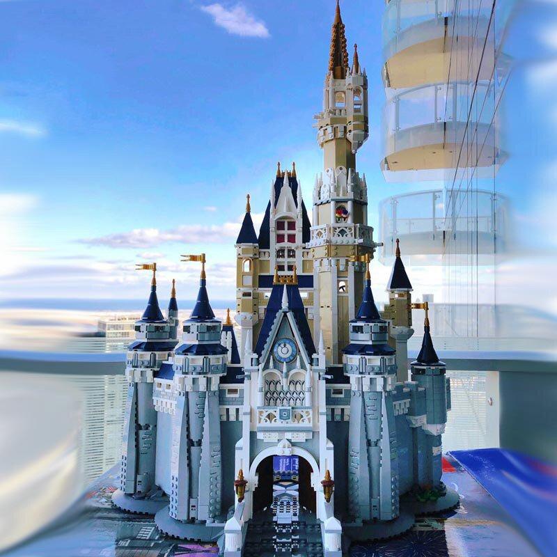 Block Castle Building Blocks Bricks Compatible With Lego Disneys Castle ...