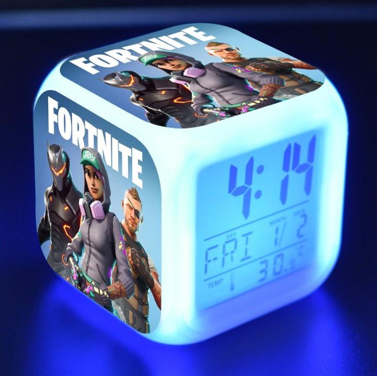 Fortnite Alarm Clock Colorful Light LED Great Gift For Kids – Lusy Store