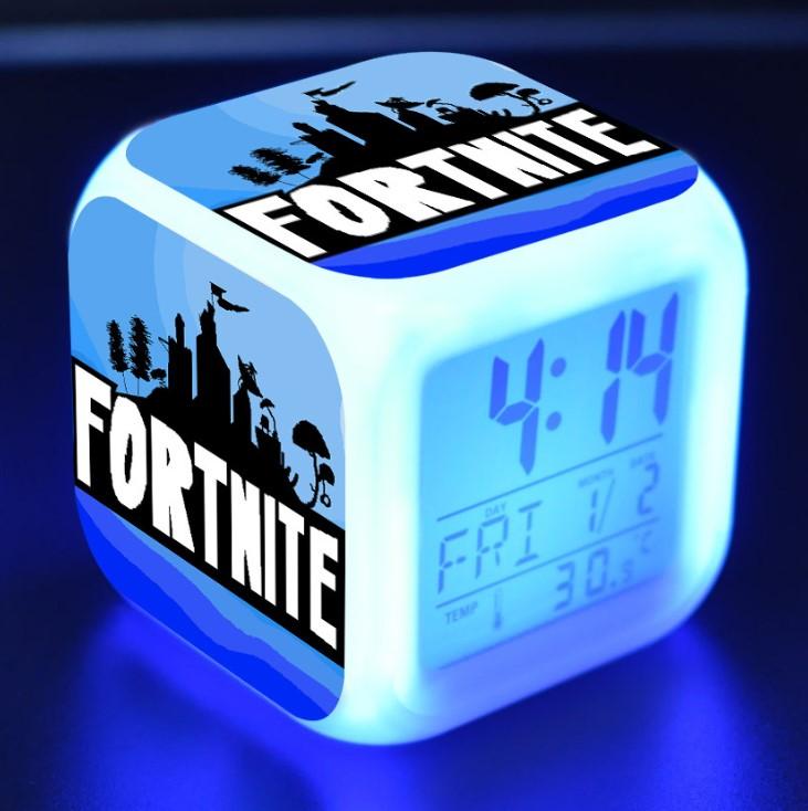 Fortnite Alarm Clock Colorful Light LED Great Gift For Kids T1528 ...
