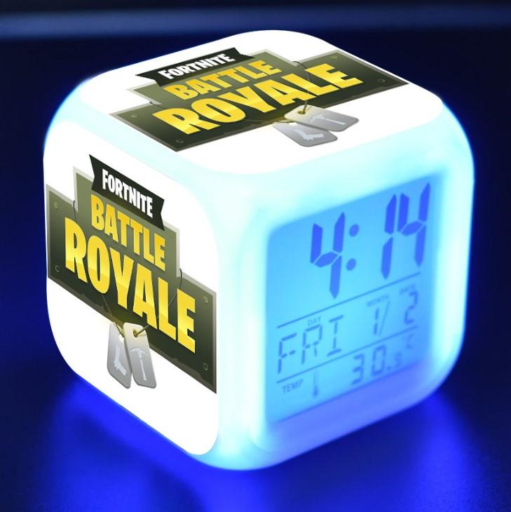 Fortnite Alarm Clock Colorful Light LED Great Gift For Kids T1530 ...