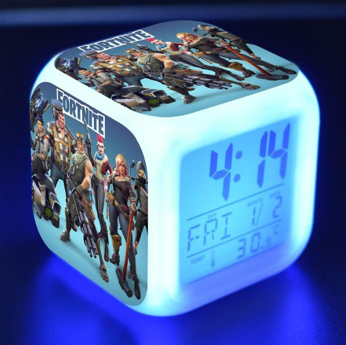 Fortnite Alarm Clock - Colorful Light LED Great Gift for Kids T1531 ...