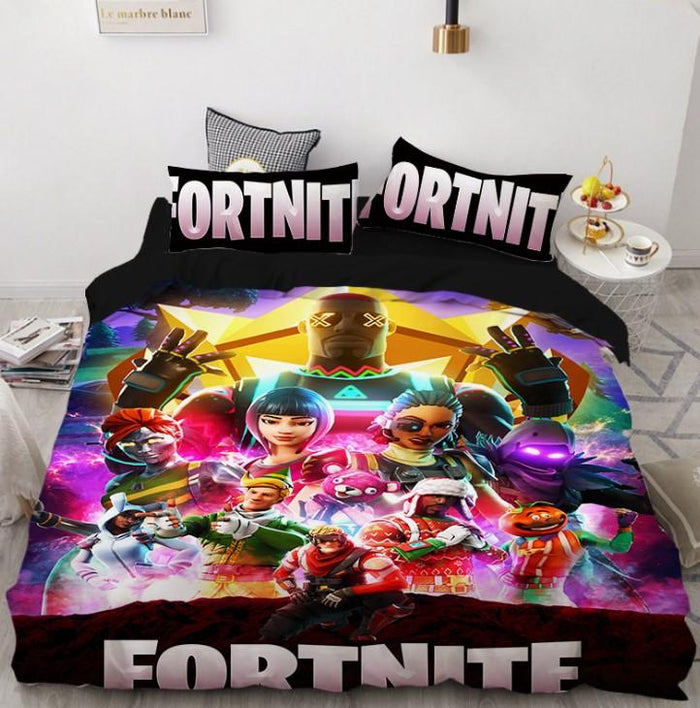 Fortnite Bed Set - High Quality 3D Quilt Cover for Home Textile BD170 ...