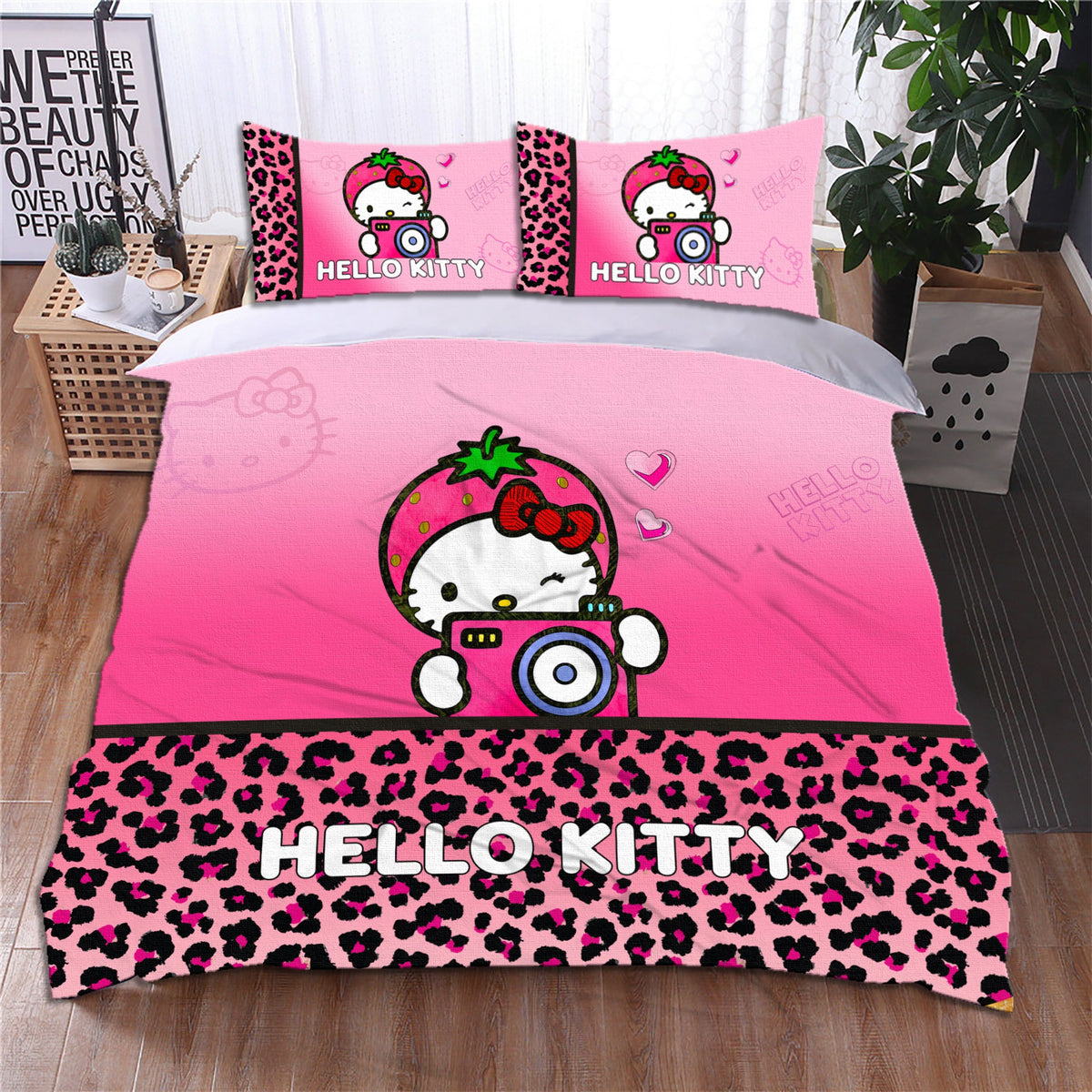 Hello Kitty Bed Set Luxury Design Cute My Melody Pink Bed Set and Quilt ...