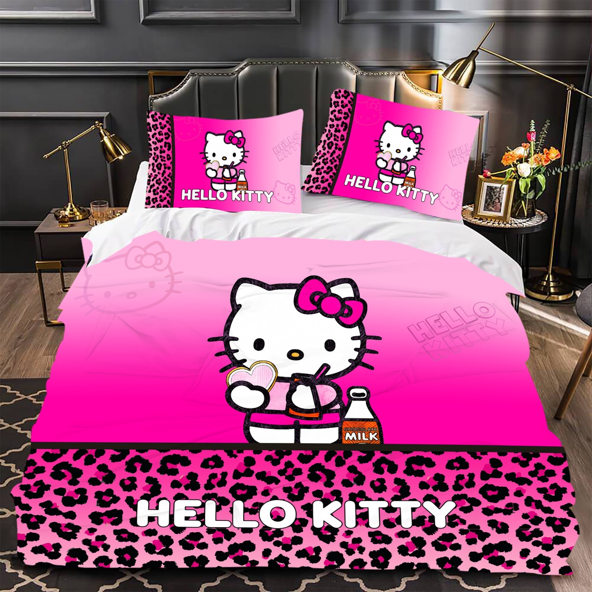 Hello Kitty Toddler Bed Set