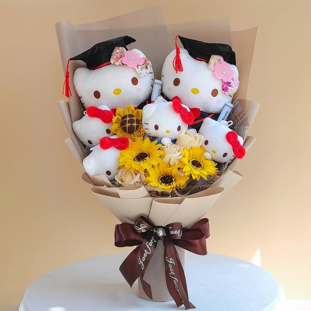 Hello Kitty Bouquet - Adorable Sanrio Kawaii Plush Toy for Gifts| Lusy ...