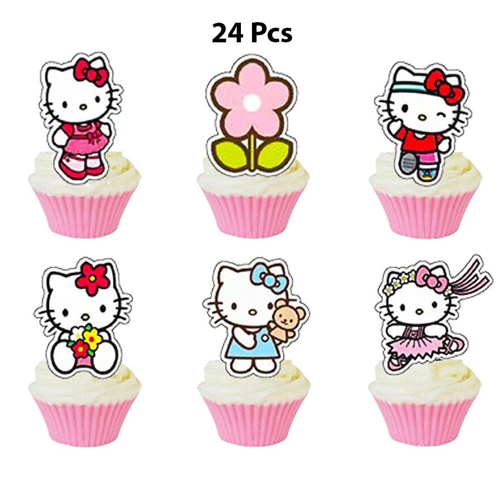 Hello Kitty Graduation Pink Theme Kids Birthday Party Decoration Dispo ...