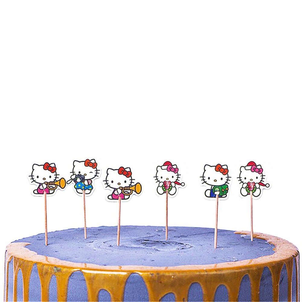 Hello Kitty Graduation Pink Theme Kids Birthday Party Decoration Dispo ...