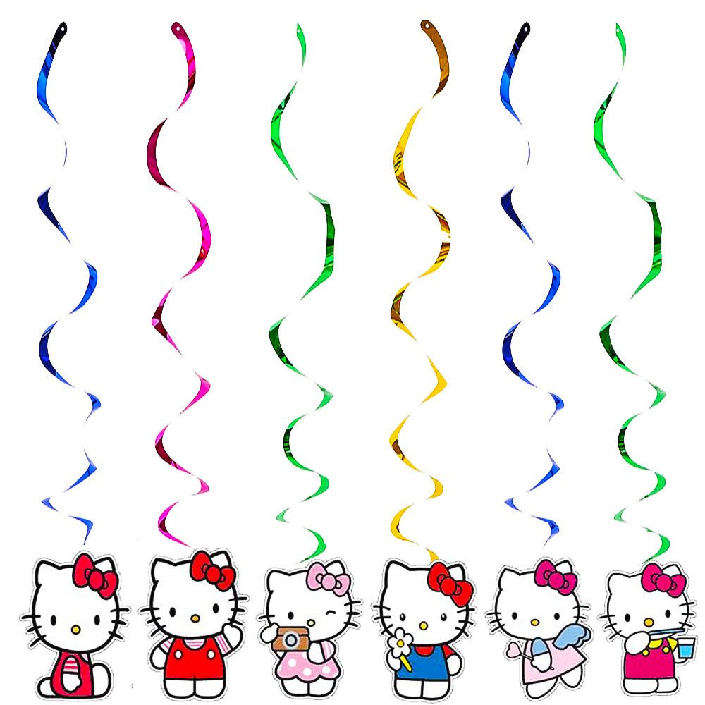 Hello Kitty Graduation Pink Theme Kids Birthday Party Decoration Dispo ...