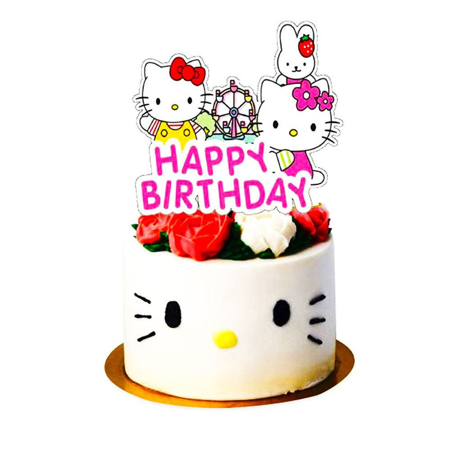 Hello Kitty Graduation Pink Theme Kids Birthday Party Decoration Dispo ...
