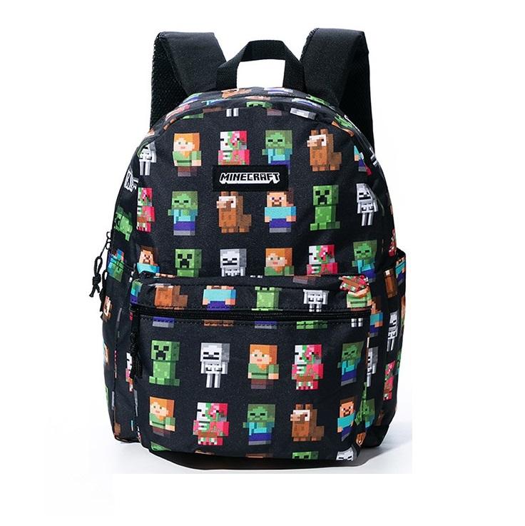 Minecraft Backpack - Cute Mini Oxford School Bags for Kids 3-6 Grade ...