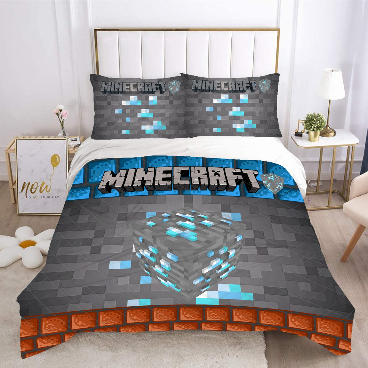Mine Craft Bedding LS904| Lusy Store LLC