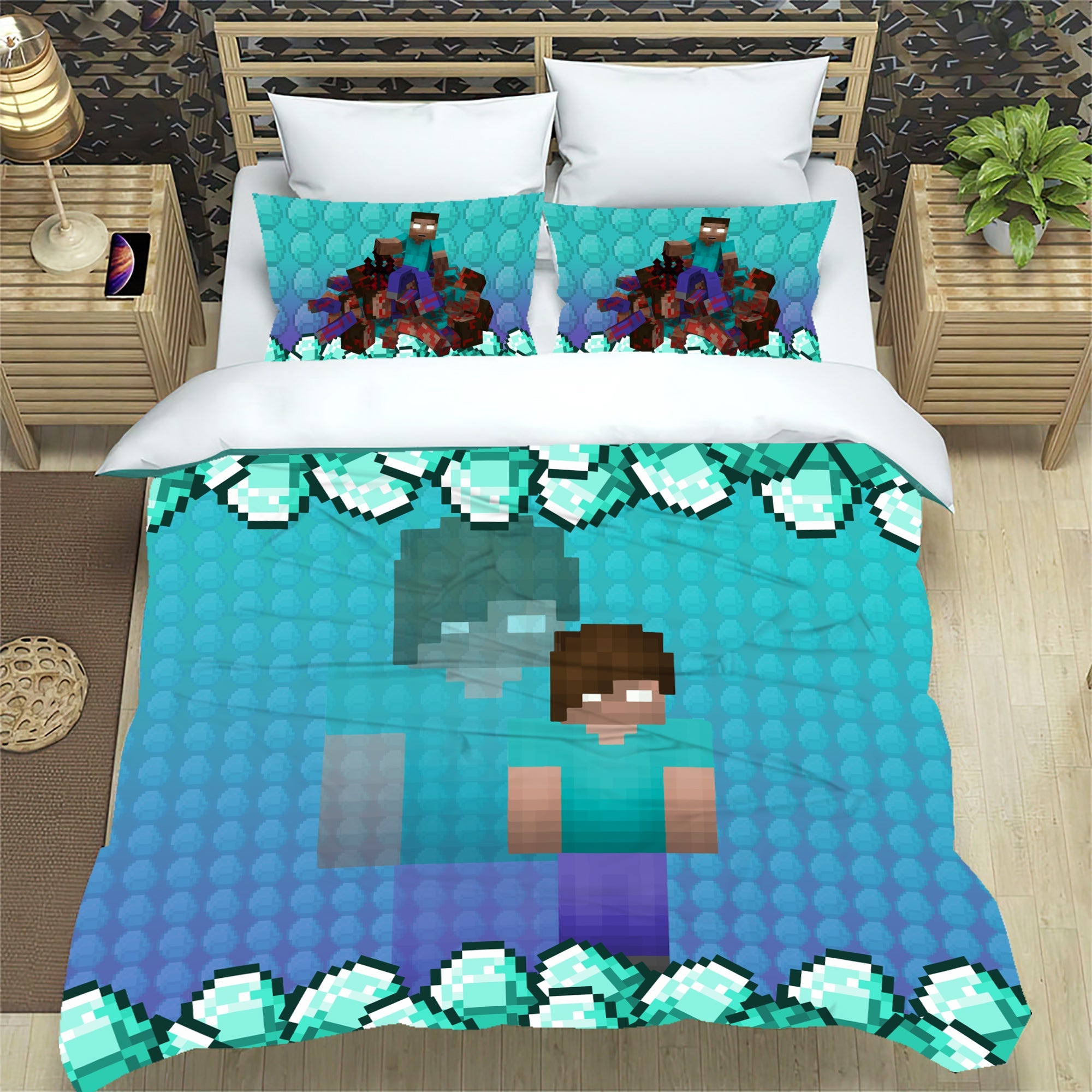 Mine Craft Bedding LS910 - Lusy Store LLC| Lusy Store