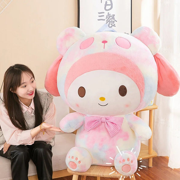 Sanrio Plush Kawaii Kuromi My Melody Cinnamoroll Tie-Dye Plush Toy Cute Gift - Lusy Store LLC ...