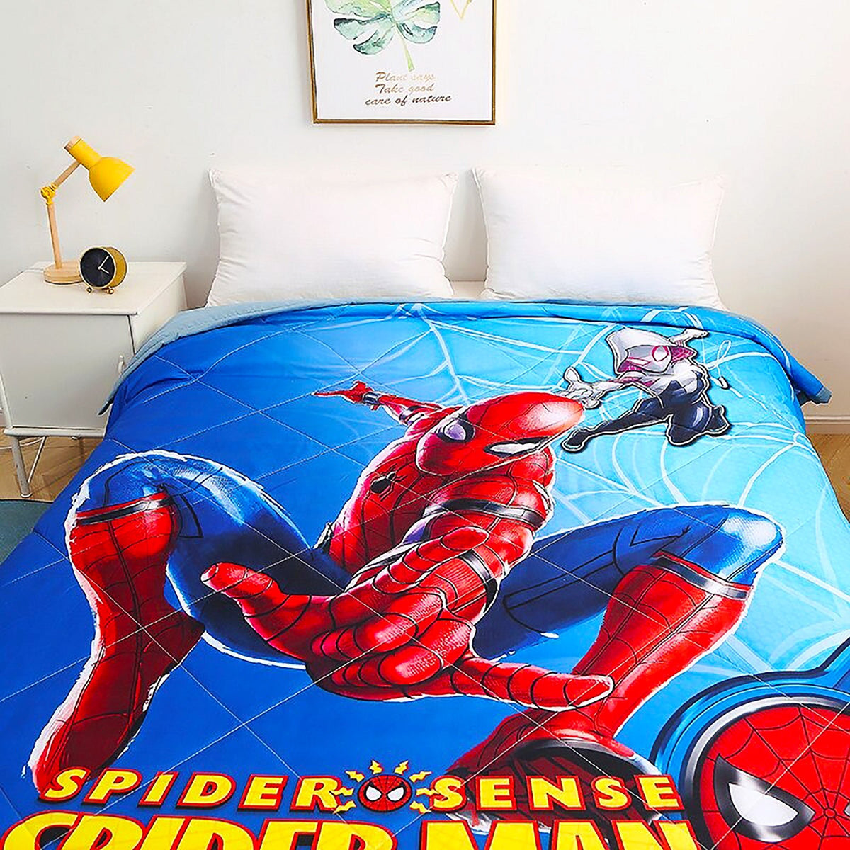 Spider Man Comforter Bedspread Coverlet Blanket Summer Quilt D606| Lusy ...