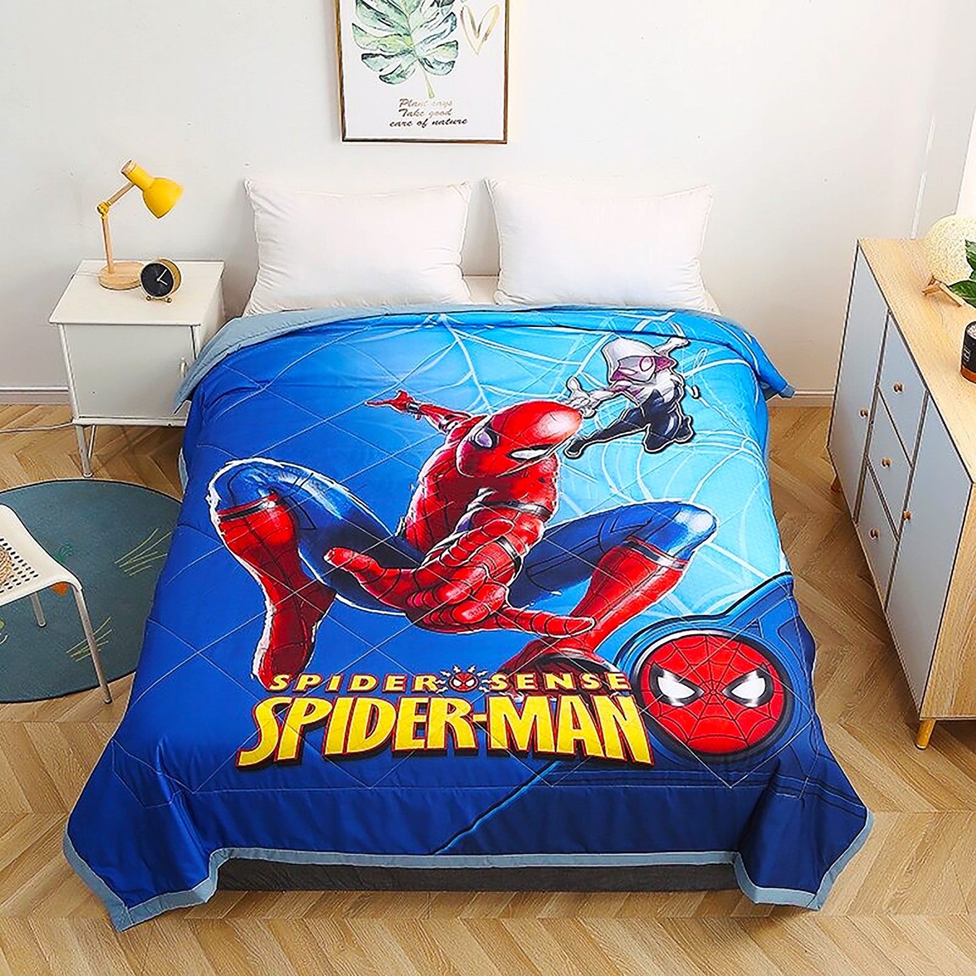 Spider Man Comforter Bedspread Coverlet Blanket Summer Quilt D606 ...