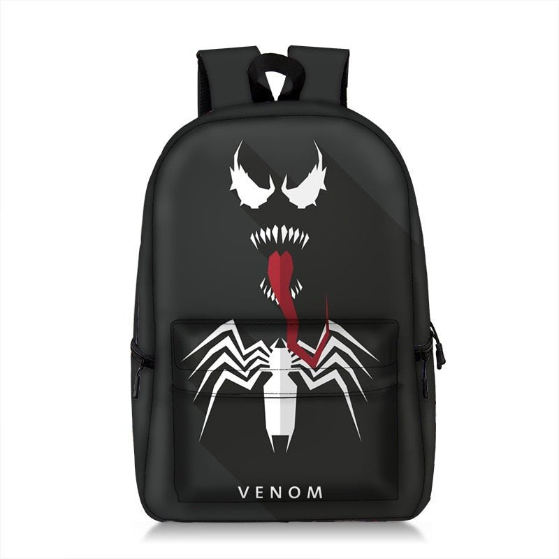 Spiderman Backpack Super Heroes Venom Cosplay Costume Armor Backpack ...