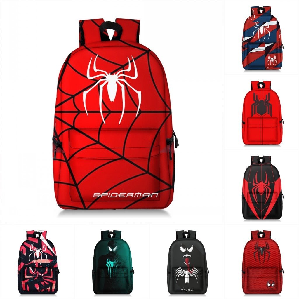 Spiderman Backpack Super Heroes Venom Cosplay Costume Armor Backpack ...
