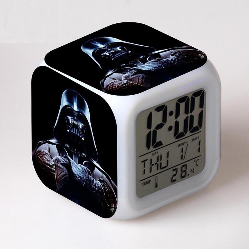 Star Wars Alarm Clock Digital LED The Force Awakers Wake Up Light Plas ...