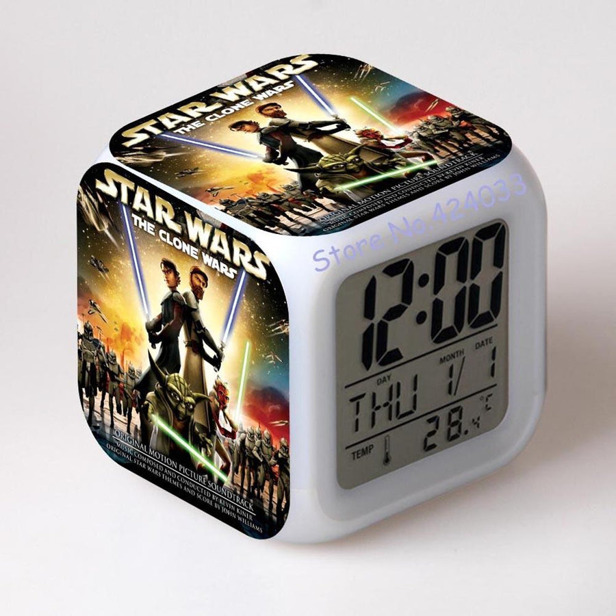Star Wars Alarm Clock - Digital LED Wake Up Light K203 for Fans| Lusy Store