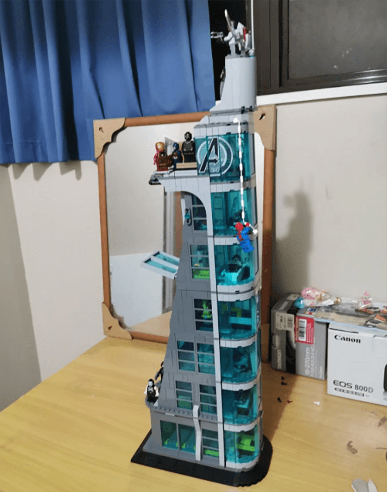 Tower Blocks Compatible Lepining Avengers Tower Fit Infinity Star Wars Spider Ironman Building ...