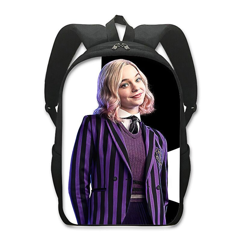 Wednesday Addams and Enid Backpack - Stylish Rucksack for School Girls ...