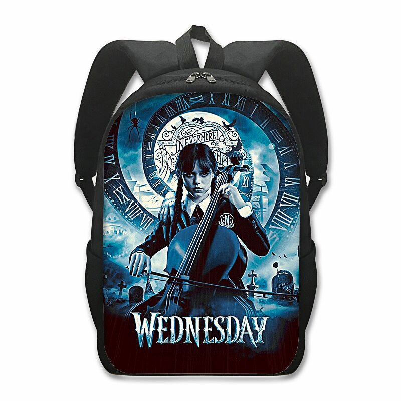 Wednesday Addams and Enid Backpack - Stylish Rucksack for School Girls ...